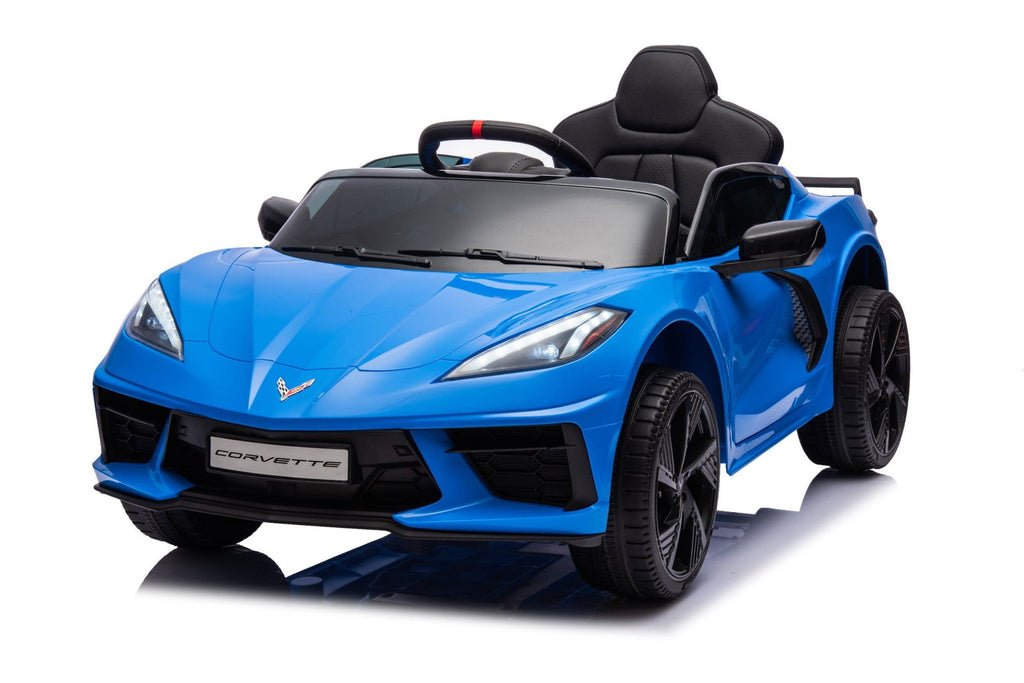 12V Chevrolet Corvette C8 1-Seater Kids Ride-On Car – Kids Cars CA ...